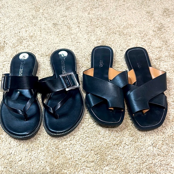 Kensie | Shoes | Italian Leather Sandal Bundle | Poshmark